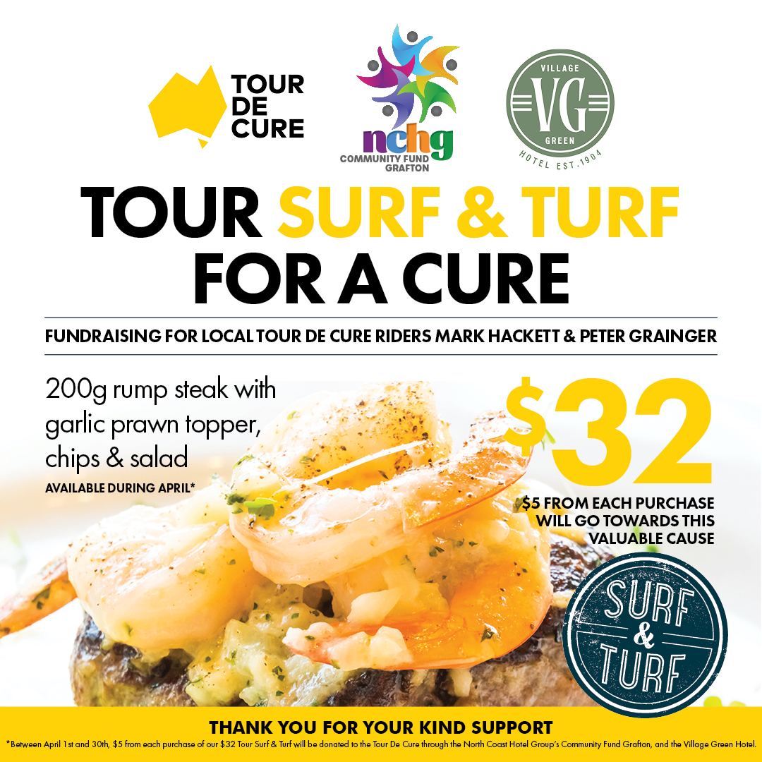 Tour De Cure Surf & Turf Fundraiser | Village Green Hotel