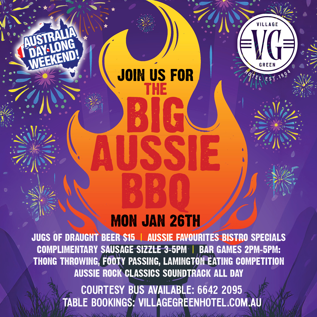 THE BIG AUSSIE BBQ | Village Green Hotel